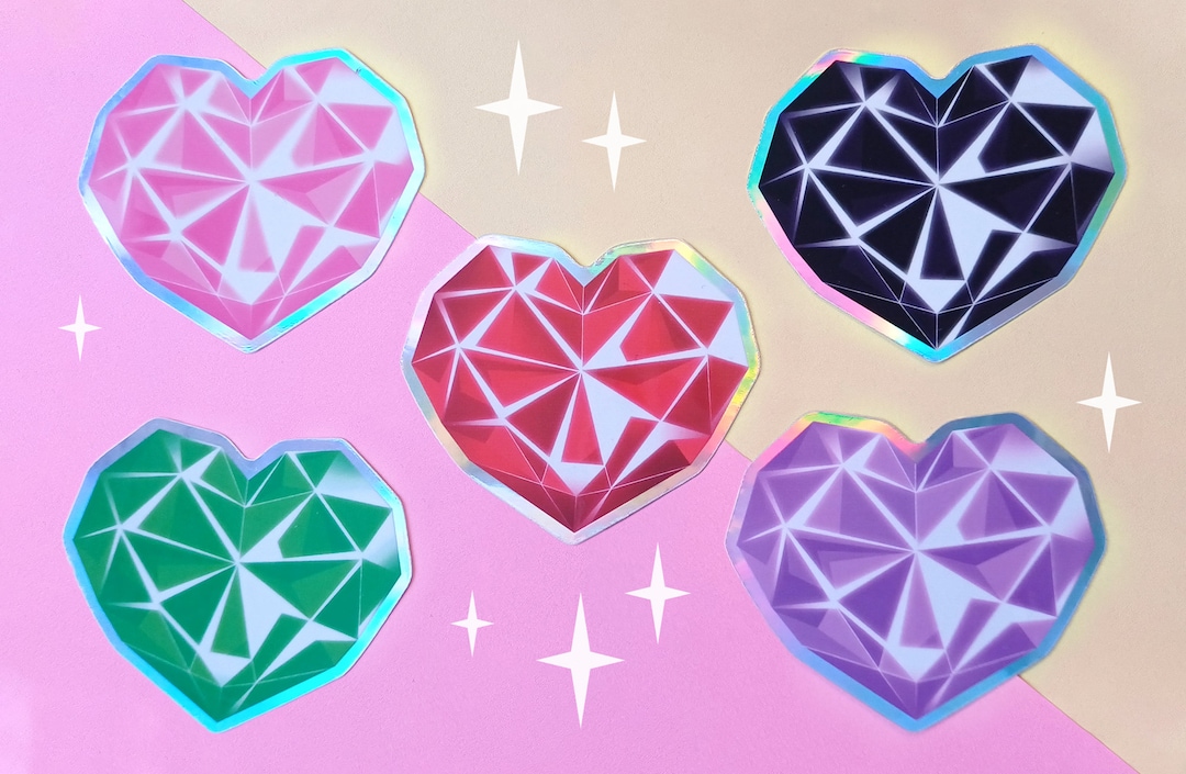 Sugar Sugar Rune Hearts Holographic Sticker Chocolate & Vanilla Magical ...