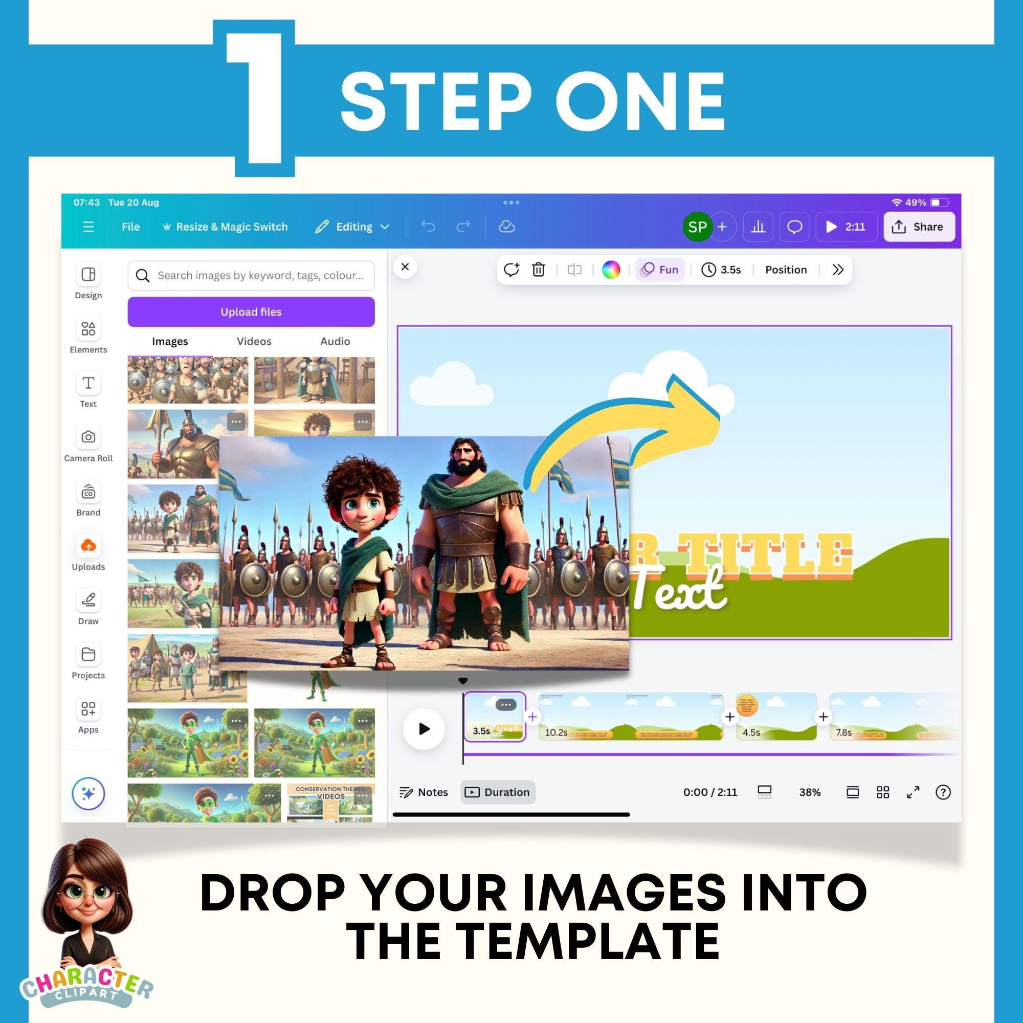 Faceless Animated Video Templates for Canva | 130 Blank Customizable ...