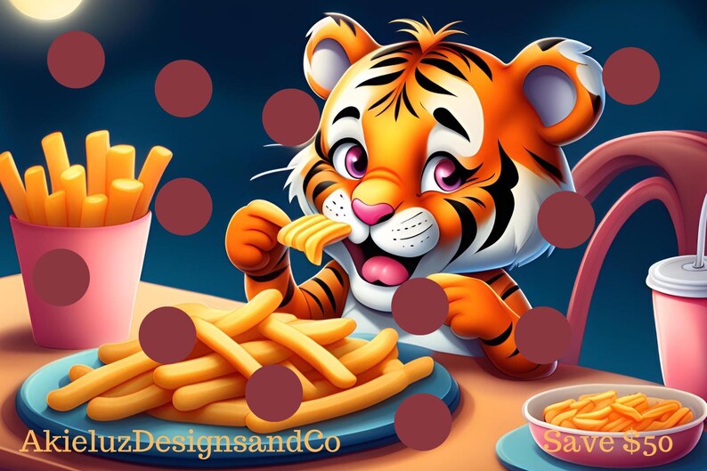 Mr Tiger and His Frytastic Love Affair // Scratch off Savings Challenge ...