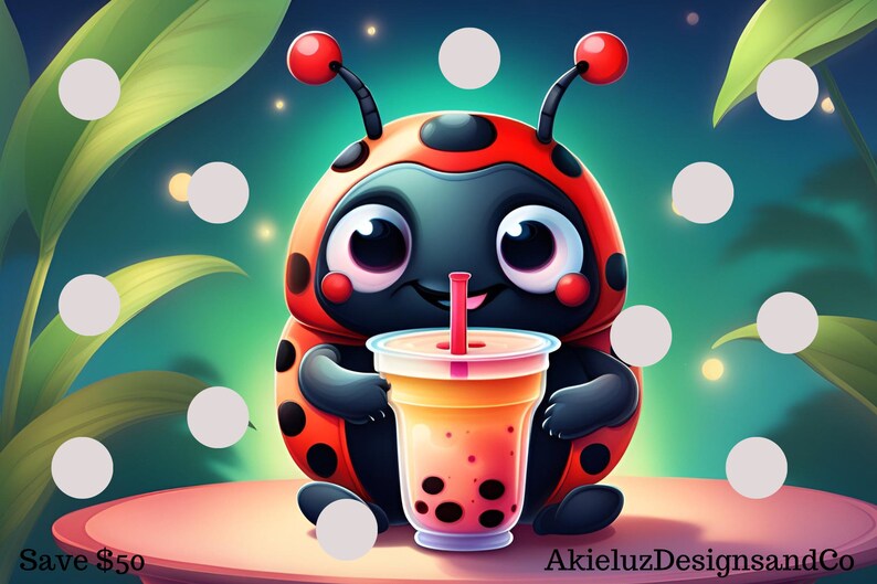 Adorable Ladybug Teams up With Boba Tea for a Money-saving Mission ...