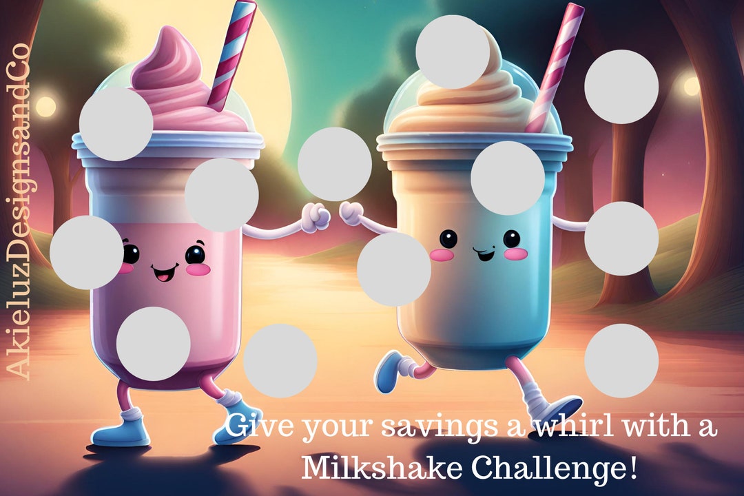 Friendly Milkshakes Edition // Scratch off Savings Challenge Low Income ...