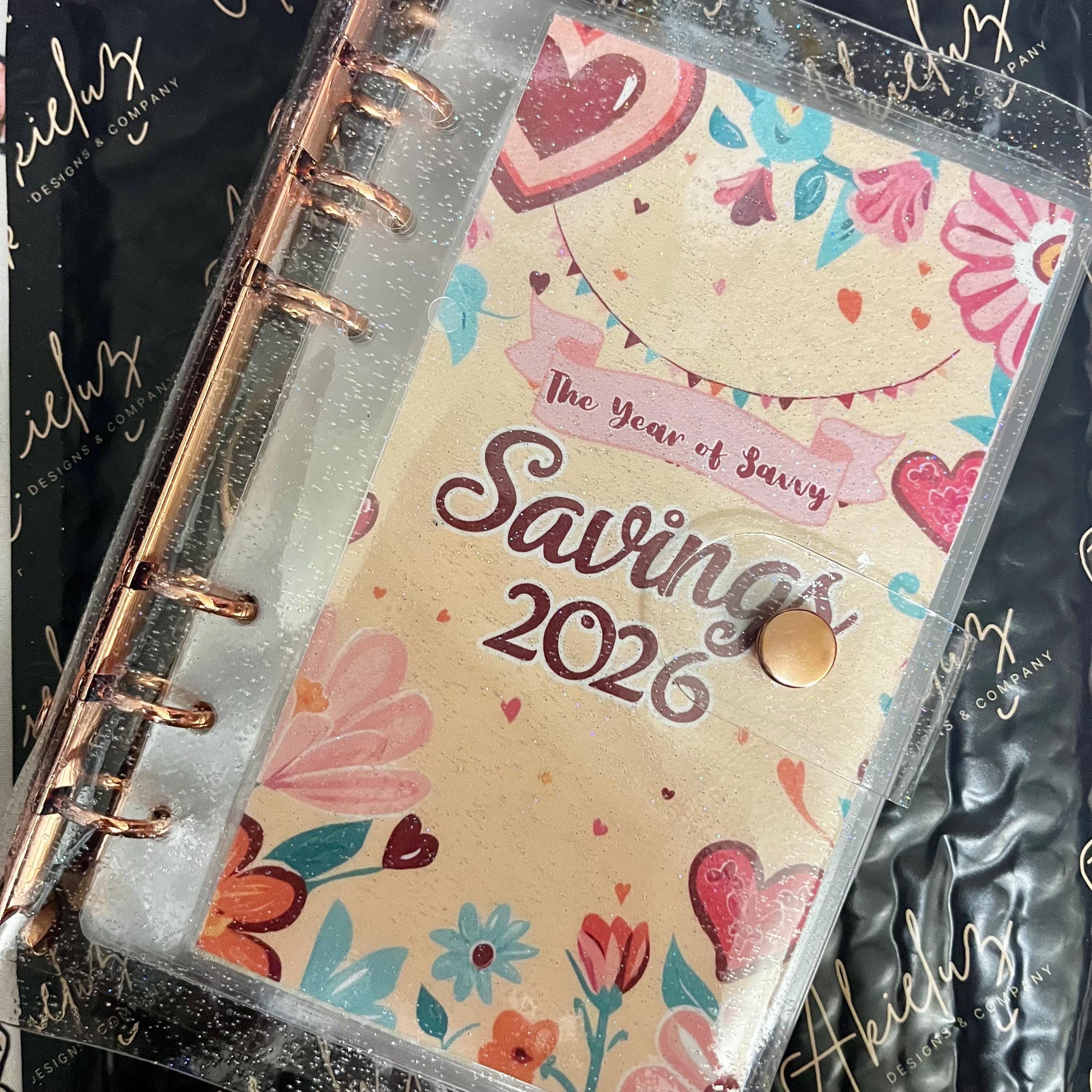 2026 the Year of Savvy Savings Book // Monthly Savings Book ...