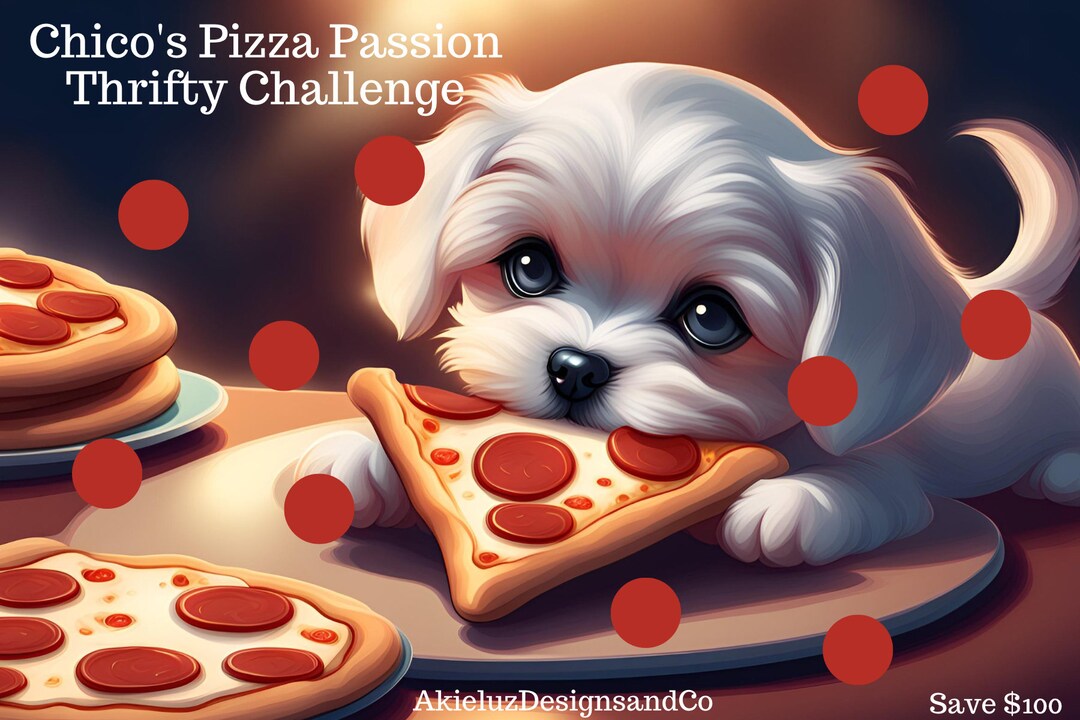 Chico's Pizza Passion Thrifty Challenge// Scratch off Savings Challenge ...