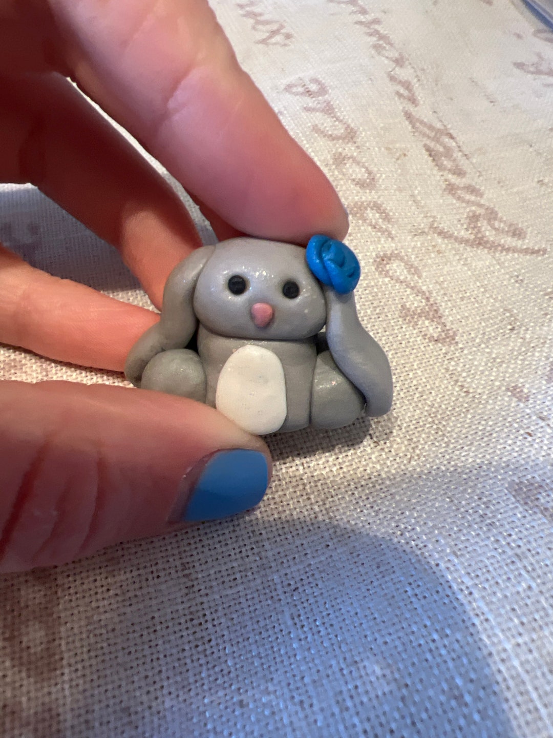 Polymer Clay Bunnies - Etsy