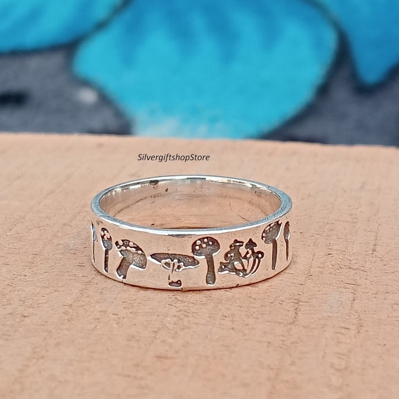 Mushroom Ring - Etsy