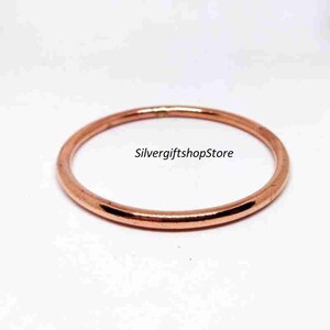Pure Copper Bangle / Kara, Copper Kada , Round Copper Bangle Kada ...