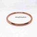 Pure Copper Bangle / Kara, Copper Kada , Round Copper Bangle Kada ...