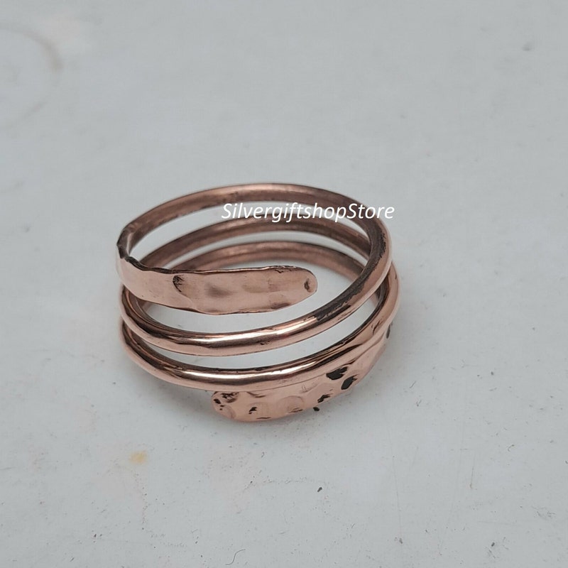 Hammered Copper Ring - Etsy