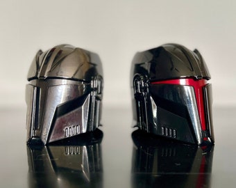 Mini Mandalorian Helmet Mando Scifi Collectible 3D Printed Hand Painted ...