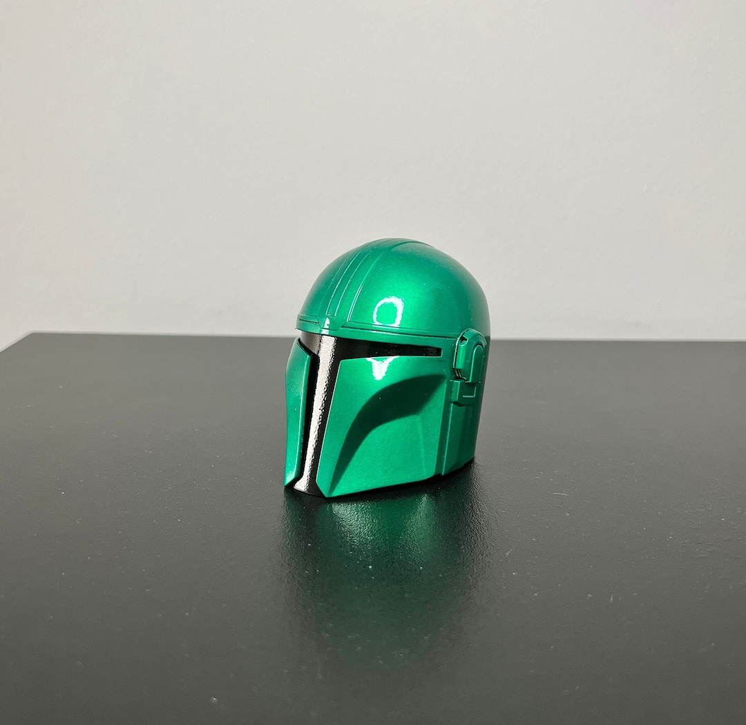 Mini Mandalorian Helmet | Din Djarin | Green/black Visor | Mando Scifi ...