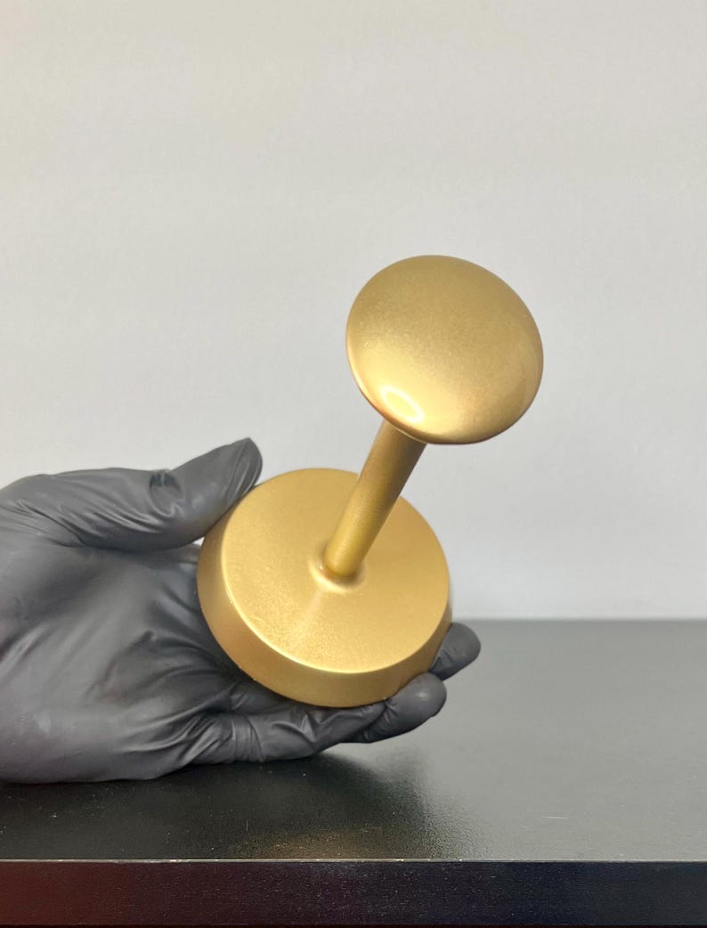 Mini Helmet Stand Gold 3D Printed Hand Painted Prop Small Desk ...