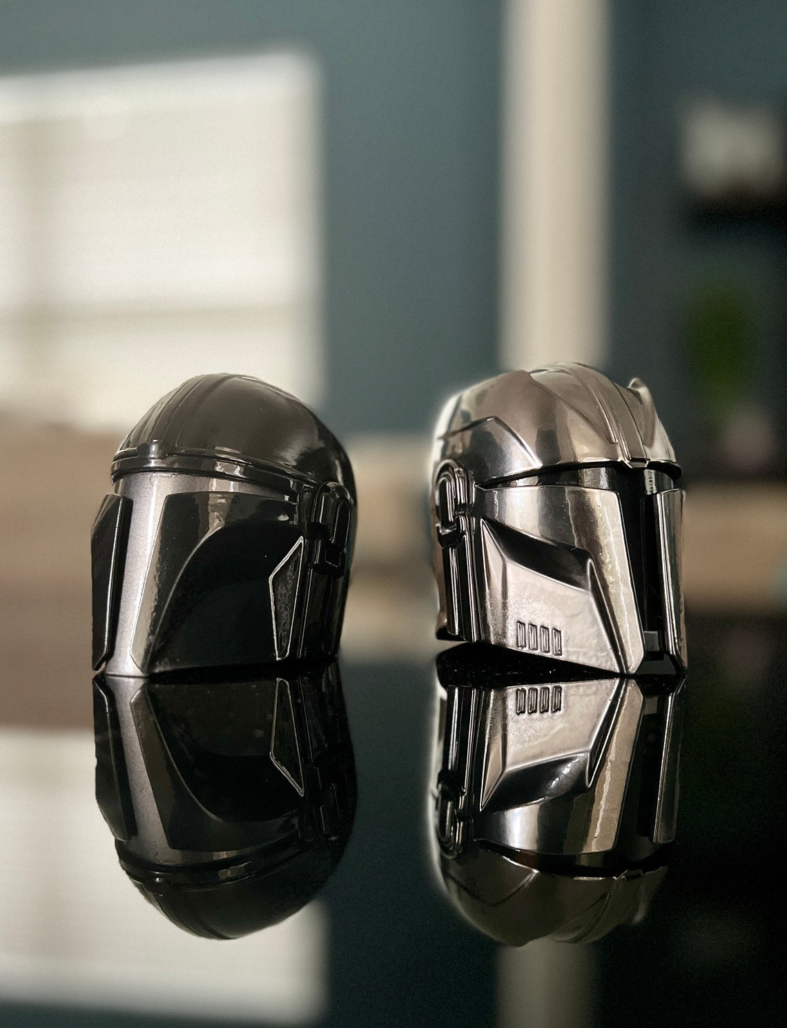 Mini Mandalorian Helmet Set Din Jarin/mando Knight Combo - Etsy