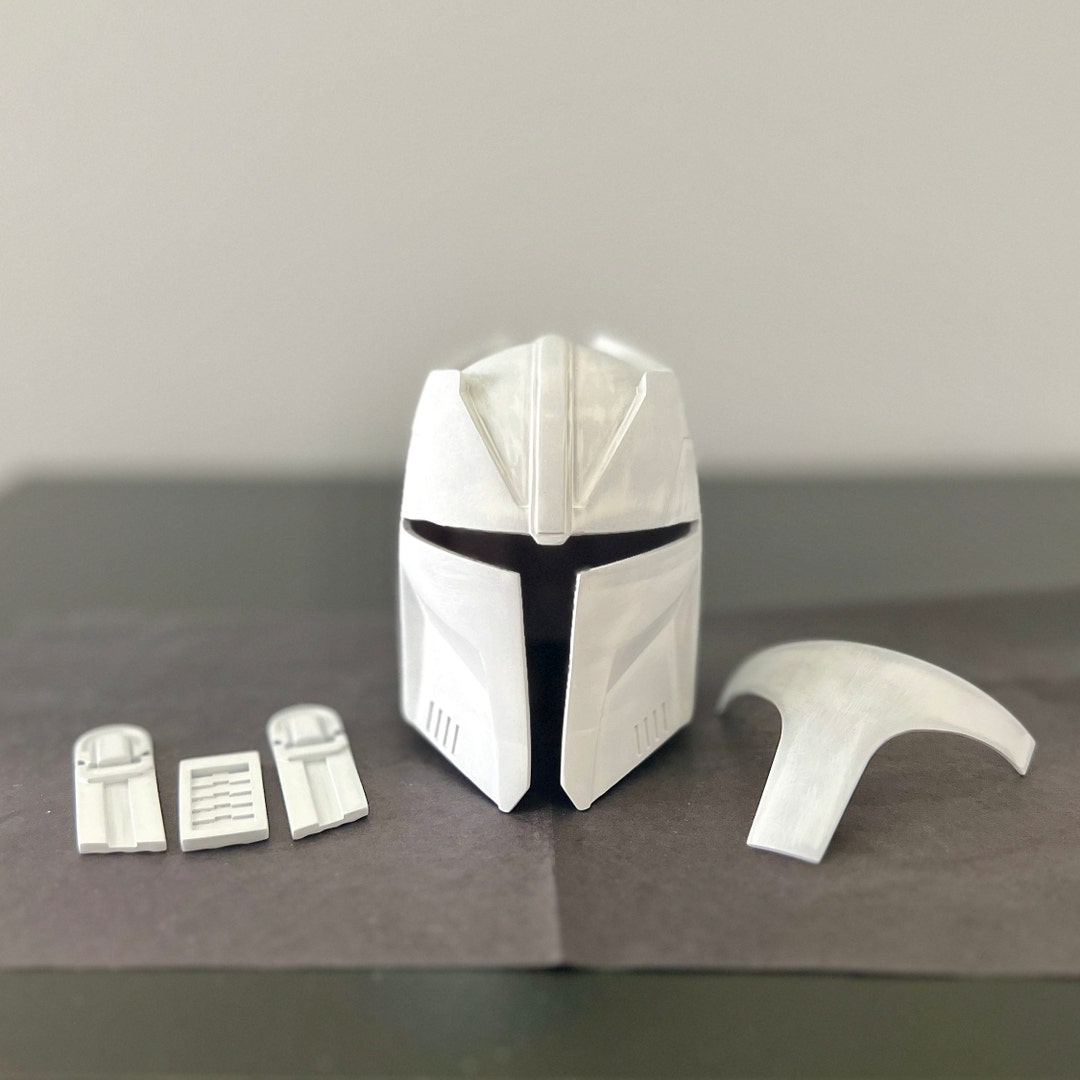DIY Mini Mandalorian Helmet Kit | Mando Knight | Sanded & Primed Paint ...