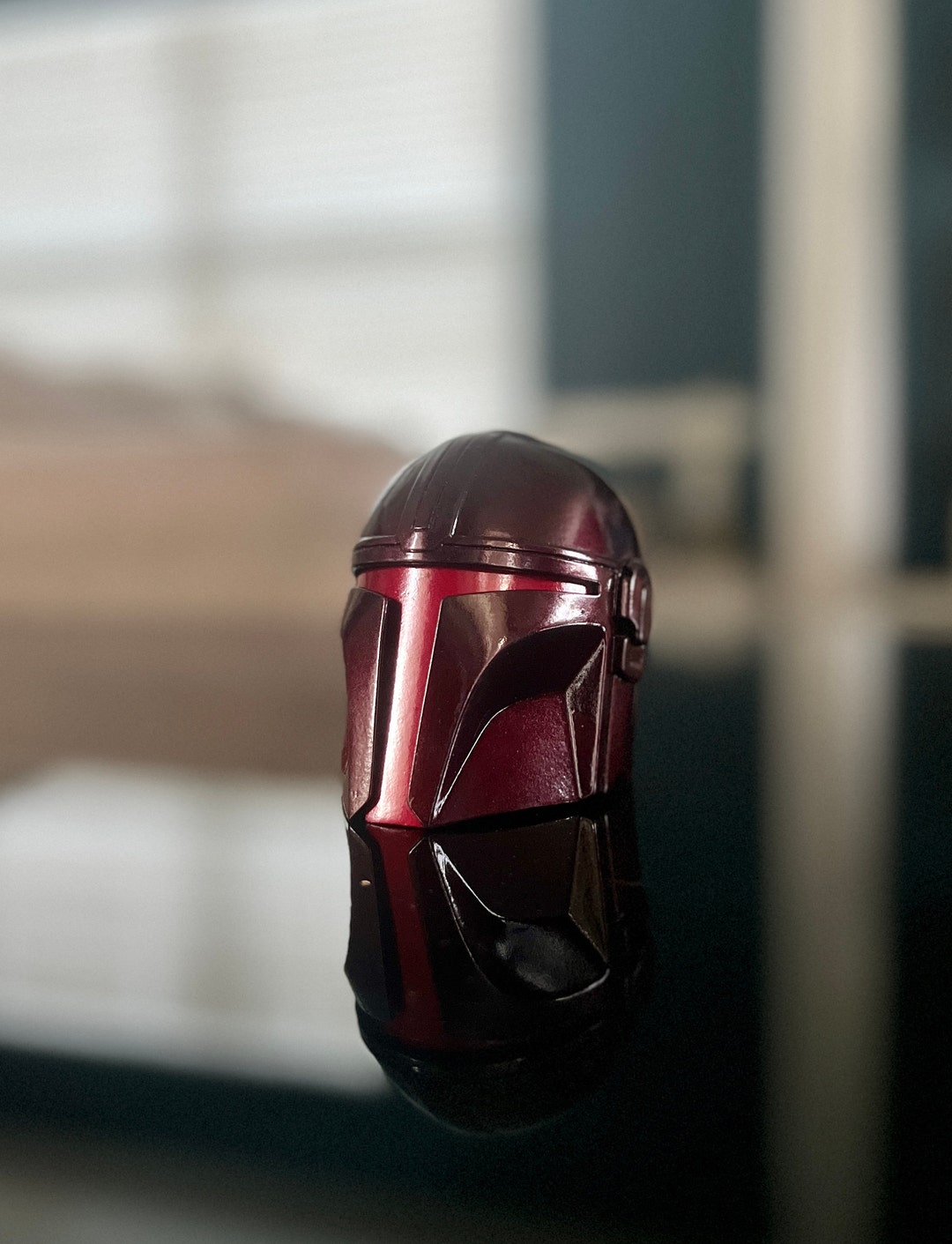 Mini Mandalorian Helmet Red/inquisitor Visor Mando Scifi - Etsy