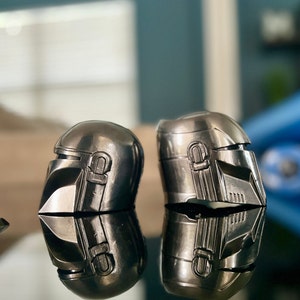 Mini Mandalorian Helmet Set Din Jarin/mando Knight Beskar - Etsy