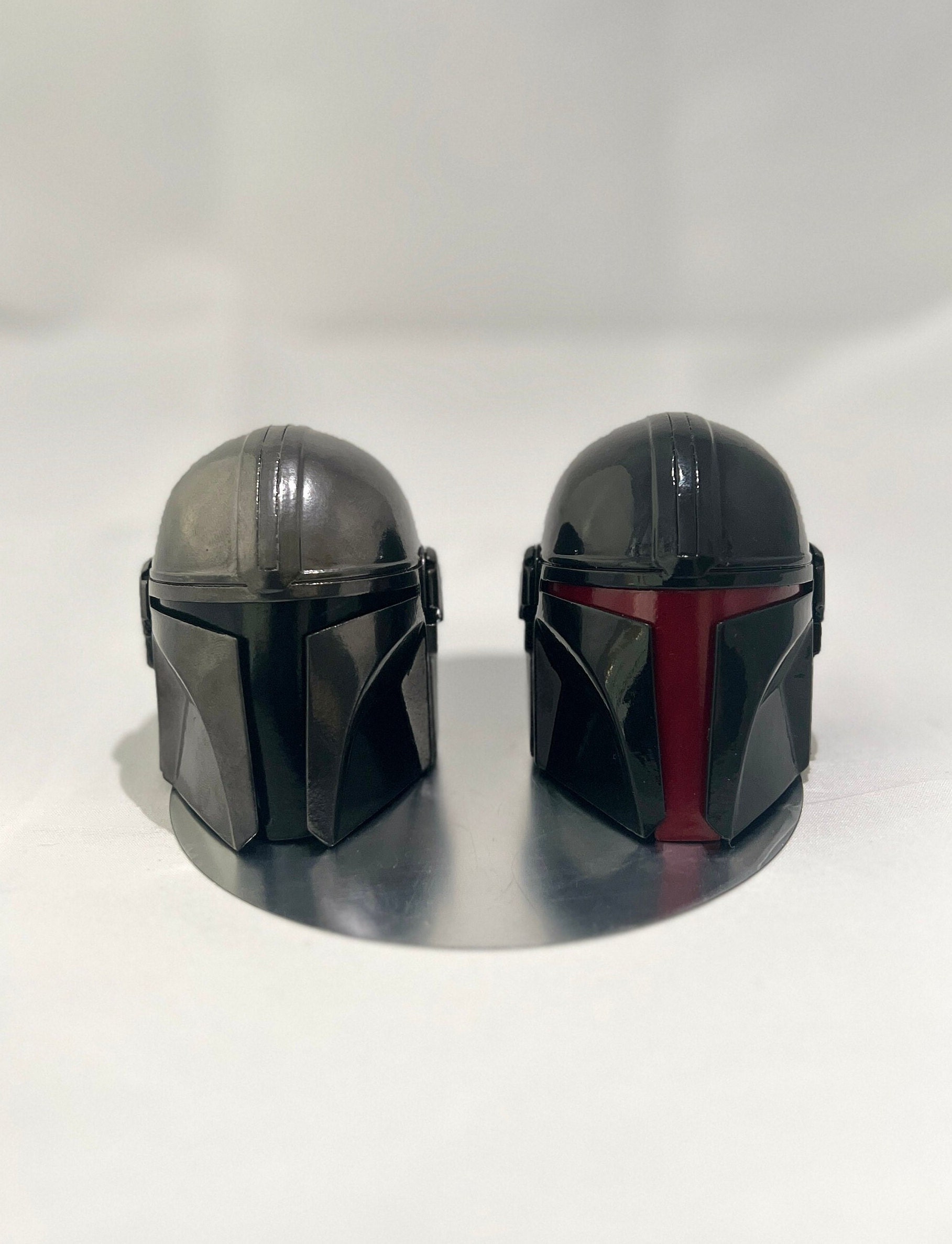 Mini Mandalorian Helmet Set Beskar Inquisitor Combo Mando - Etsy