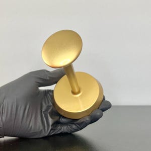 Mini Helmet Stand | Gold | 3D Printed Hand Painted Prop | Small Desk ...