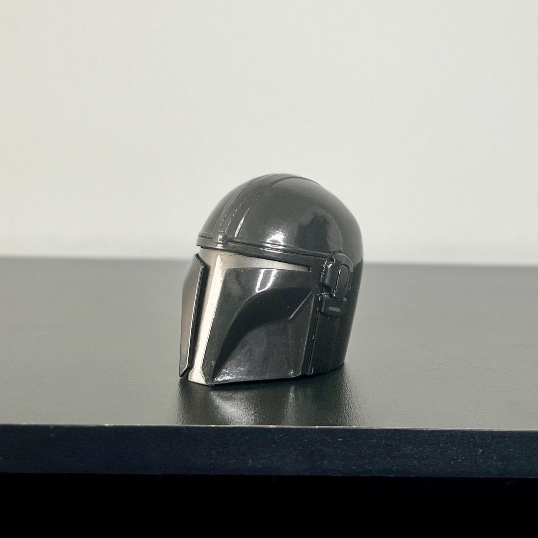 Mini Mandalorian Helmet | Din Djarin | Black/chrome Visor | Mando Scifi ...
