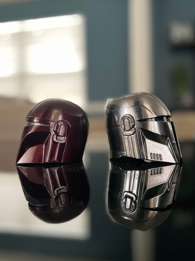 Mini Mandalorian Helmet Set Din Djarin/mando Knight Combo Scifi ...