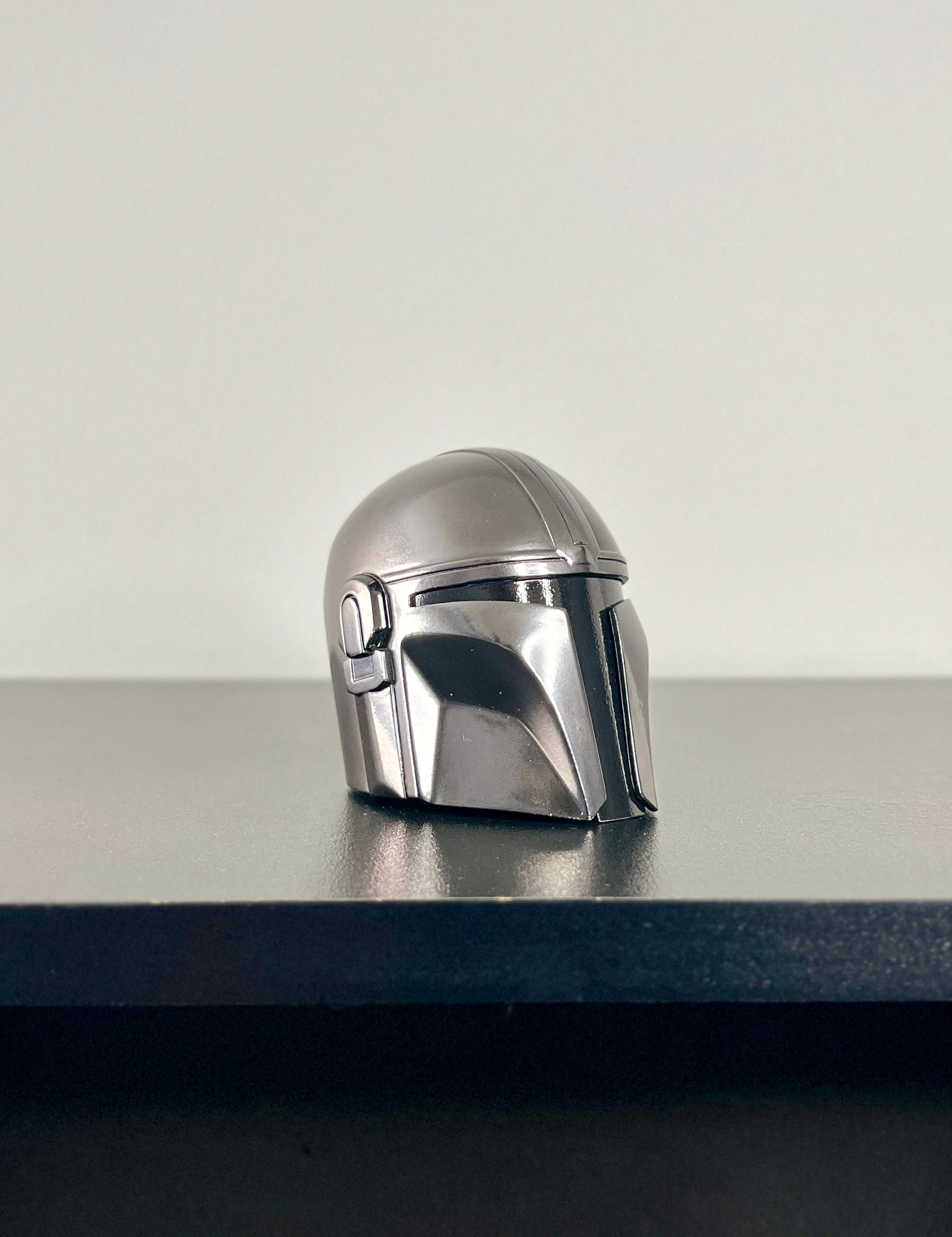 Mini Mandalorian Helmet Mando Scifi Collectible 3D Printed Hand Painted ...