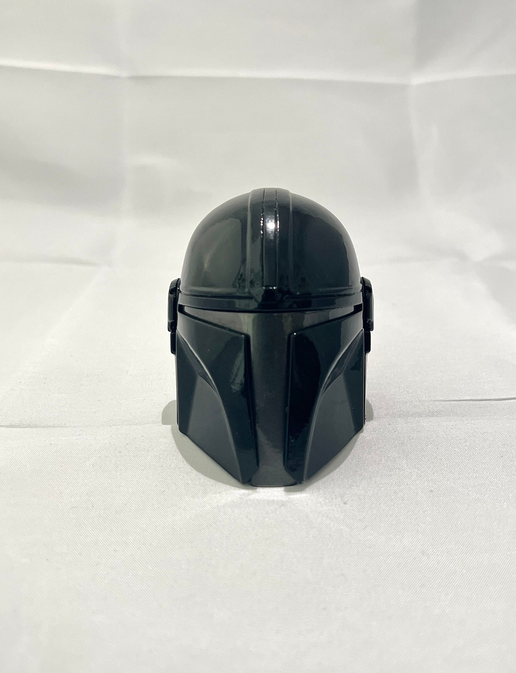Mini Mandalorian Helmet Din Djarin Black/chrome Visor Mando Scifi ...