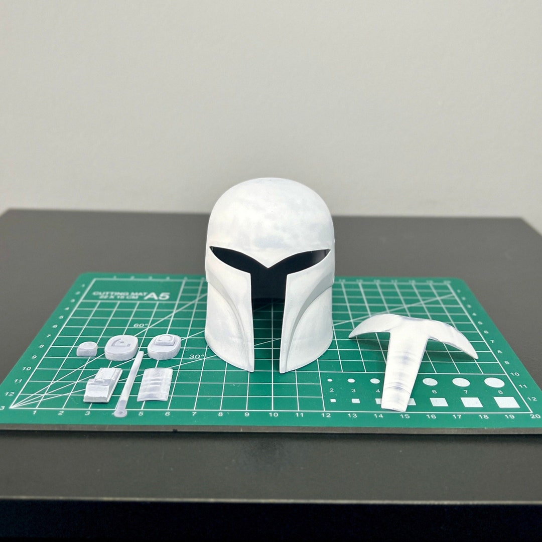 DIY Mini Mandalorian Helmet Kit | Sabine Wren | Sanded & Primed Paint ...