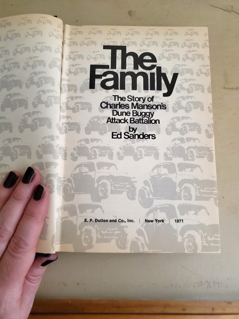 The Family by Ed Sanders First Edition Book, Charles Manson, Manson ...