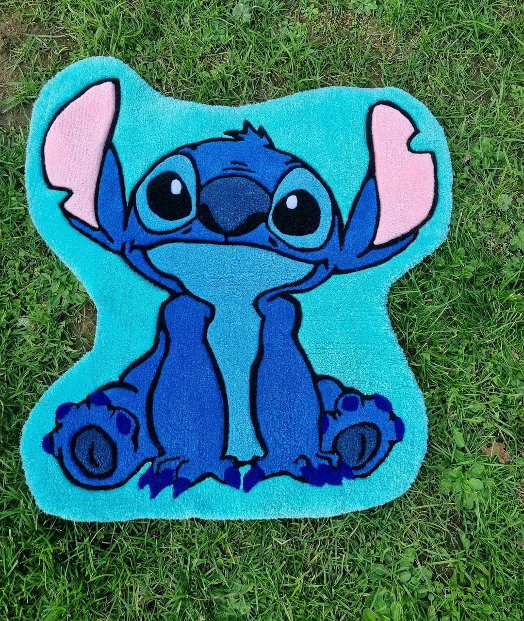 Cute Blue Animal Shaped Floor Rug 3X5 5X7 5X8 Soft Carpet for Kids Room ...