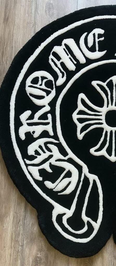 Handmade Gothic Cross Rug Red Yellow Green White Blue Custom Tufted ...