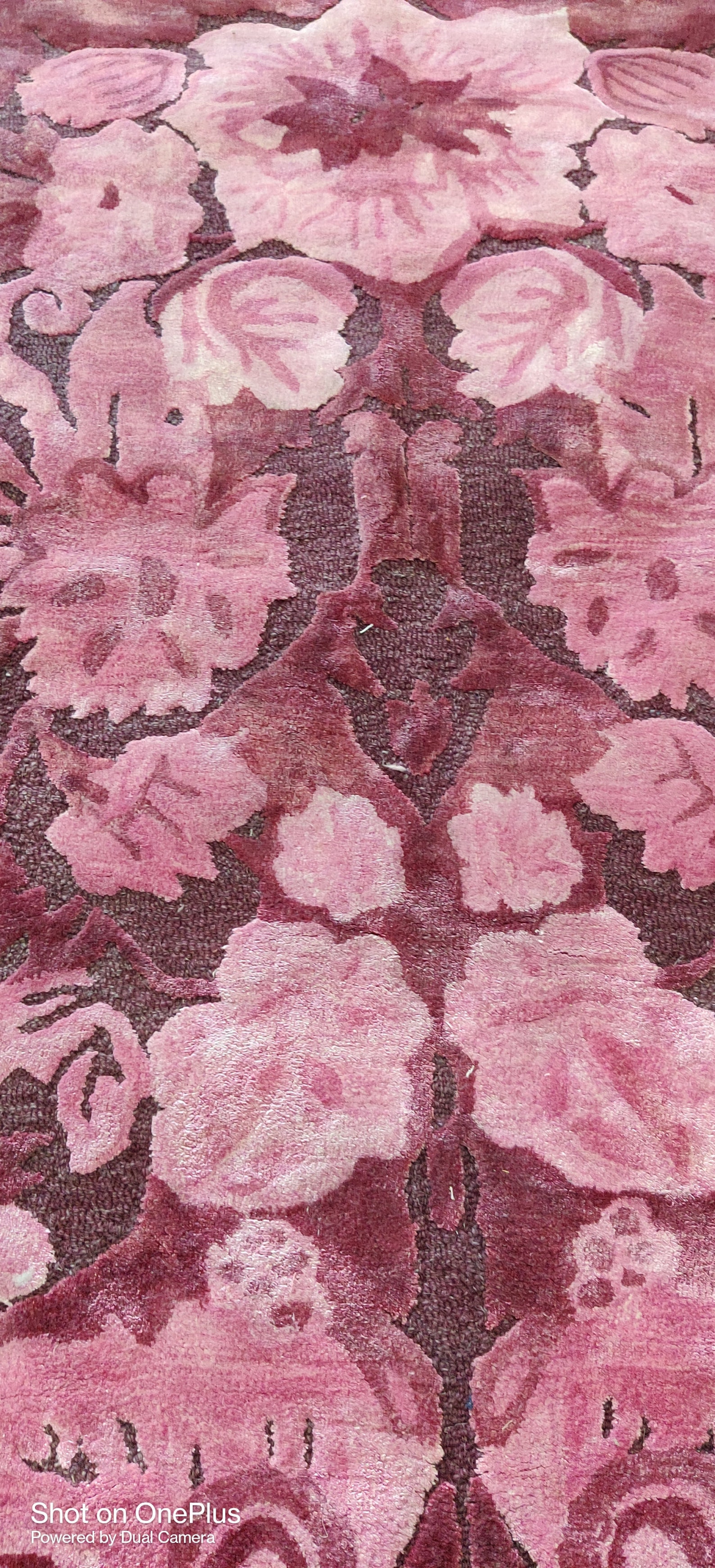Purple Flower Hand Tufted Rug, 100% Wool Accent Rug for Home, Living ...