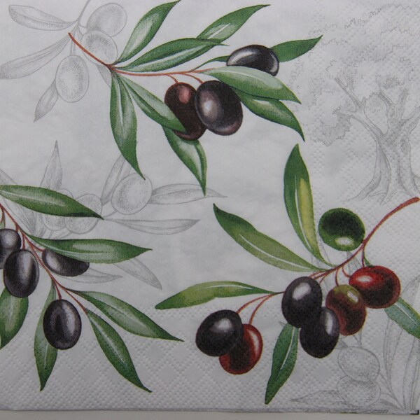 Decoupage Napkins With Black Background - Etsy