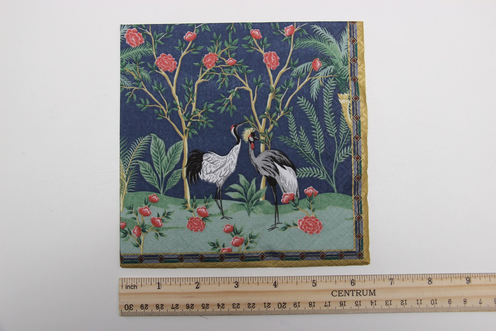 2 or 4 Pcs Paper Napkins for Decoupage , Couple of Chinese Crane Birds ...