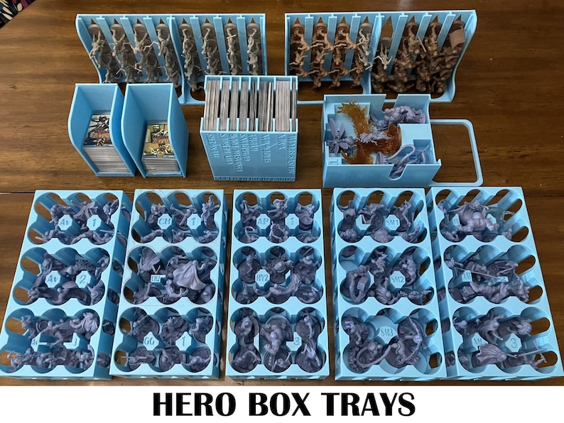 Marvel Zombies Fully 3D Printed Organizer - All Core Boxes, Kickstarter ...