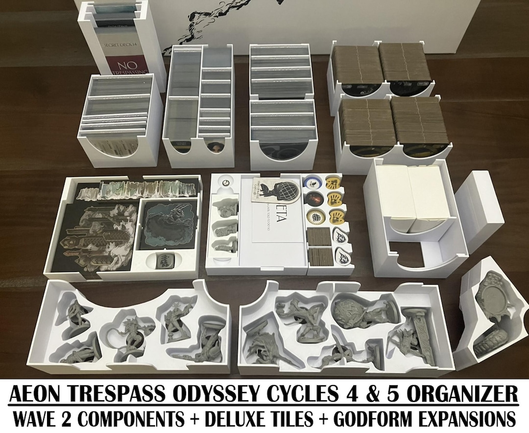Aeon Trespass Odyssey Cycles 4 & 5 Fully 3D Printed Organizer + Deluxe ...