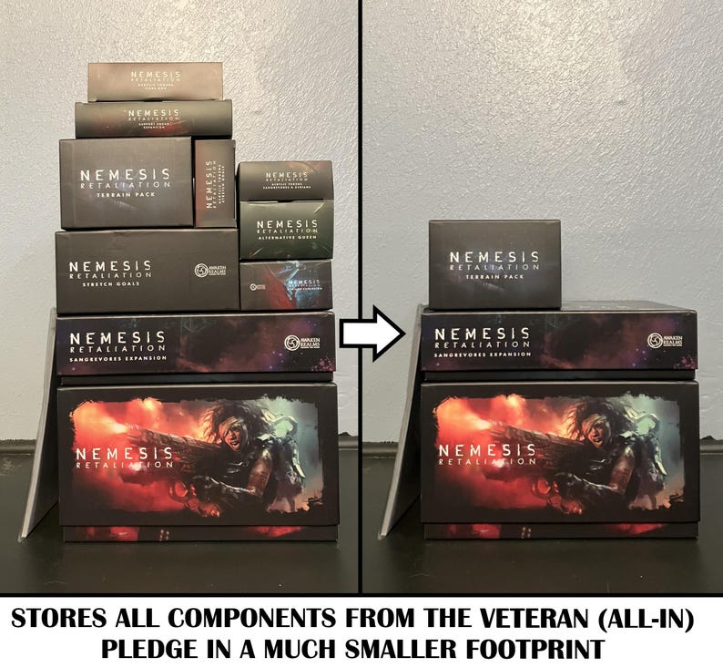 Nemesis Retaliation Fully 3D Printed Organizer - All Expansions, Better ...