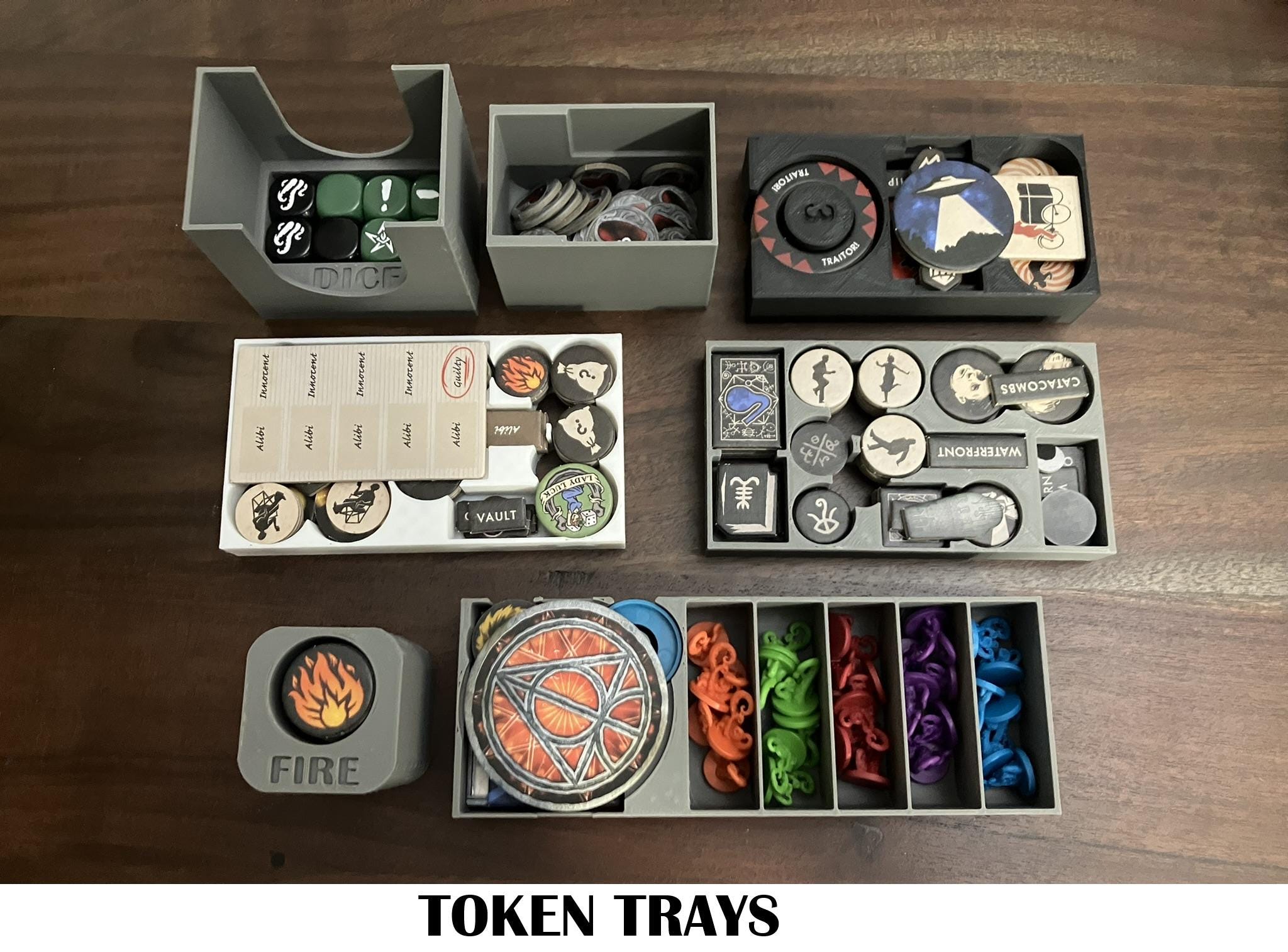 Cthulhu Death May Die Seasons 1 & 2 3D Printable Organizer ...