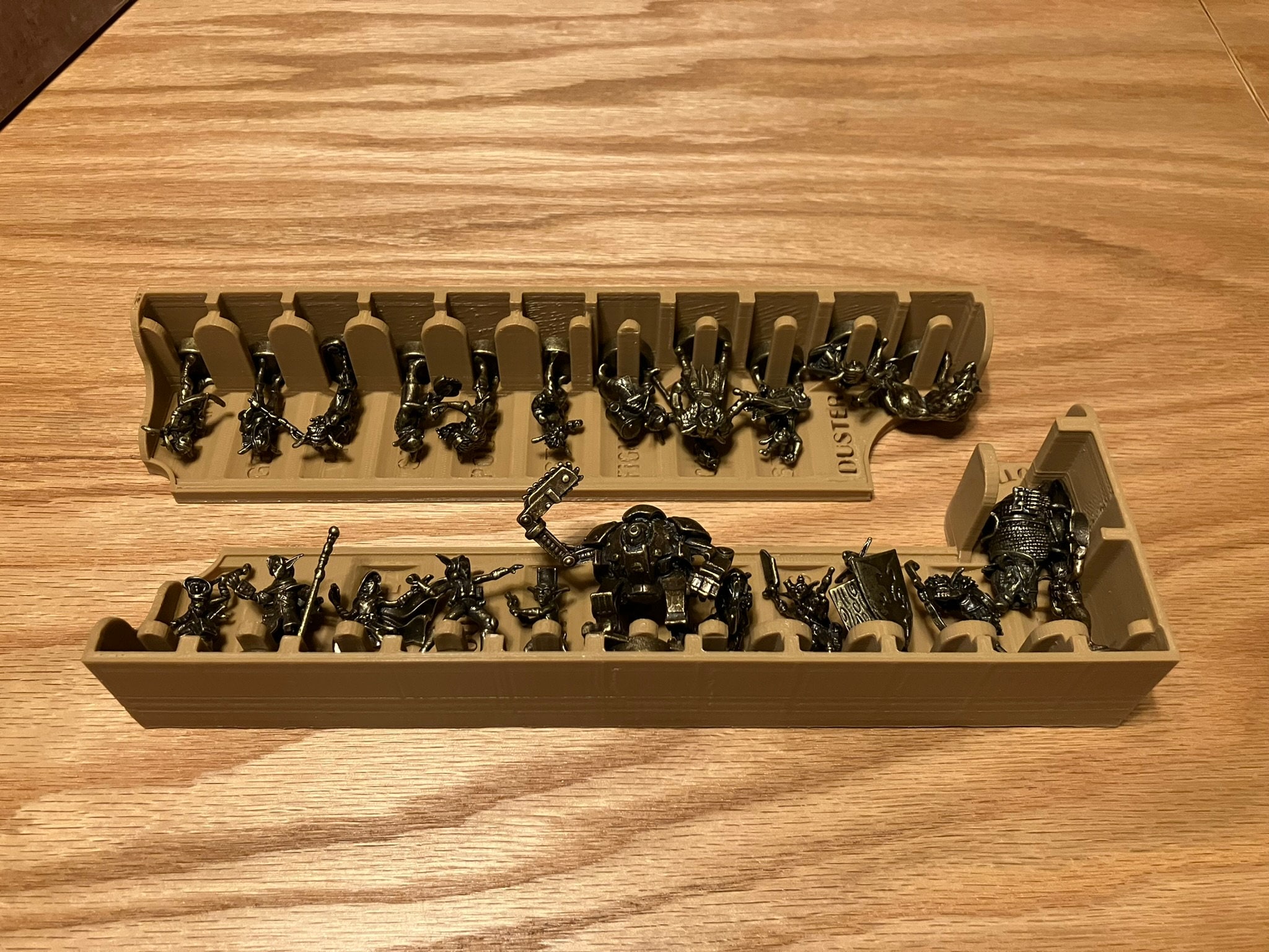 Fully 3D Printed Too Many Bones Brass Mag Figure Organizer Supplement ...