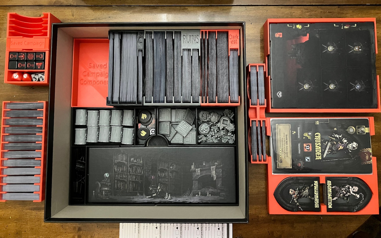 Darkest Dungeon 3D Printable Board Game Organizer - Etsy