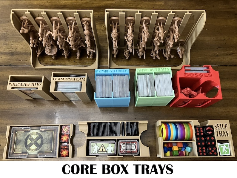 Marvel Zombies Fully 3D Printed Organizer - All Core Boxes, Kickstarter ...