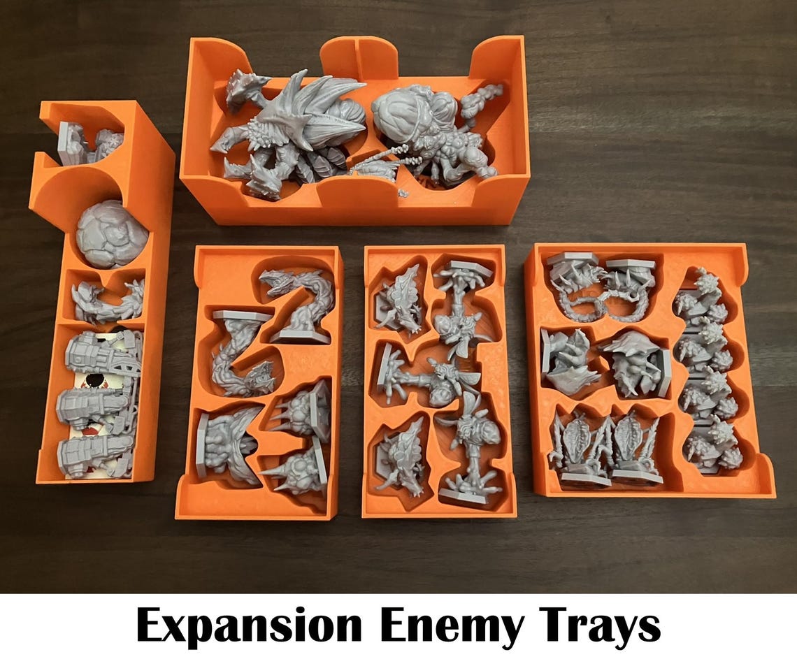 Deep Rock Galactic Fully 3D Printed Organizer - All Expansions in One ...