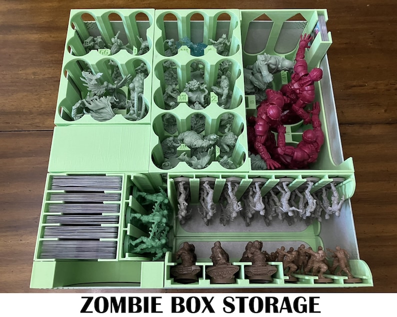 Marvel Zombies Fully 3D Printed Organizer - All Core Boxes, Kickstarter ...