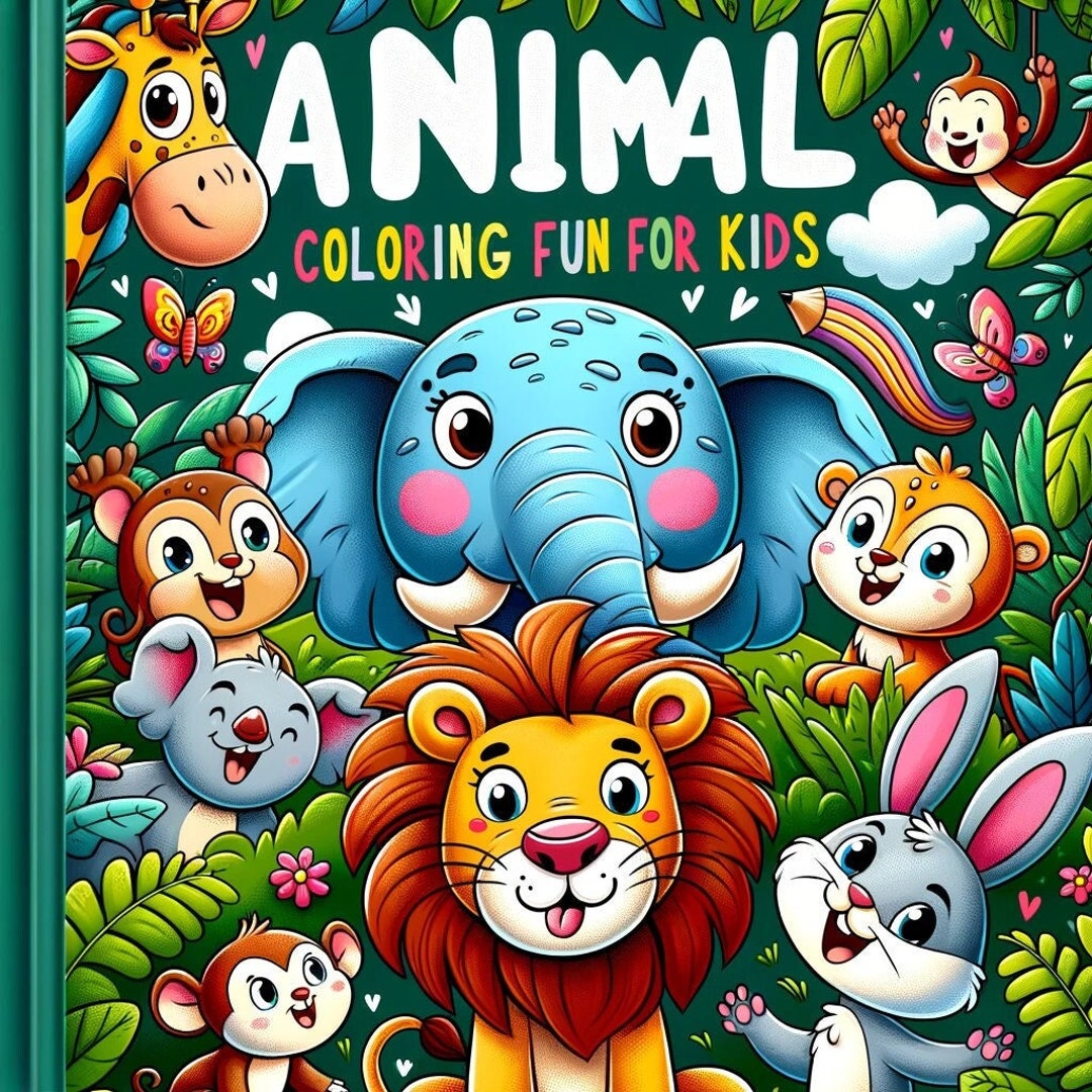Animal Adventures: Coloring Book for Kids / Animal Adventures Coloring ...