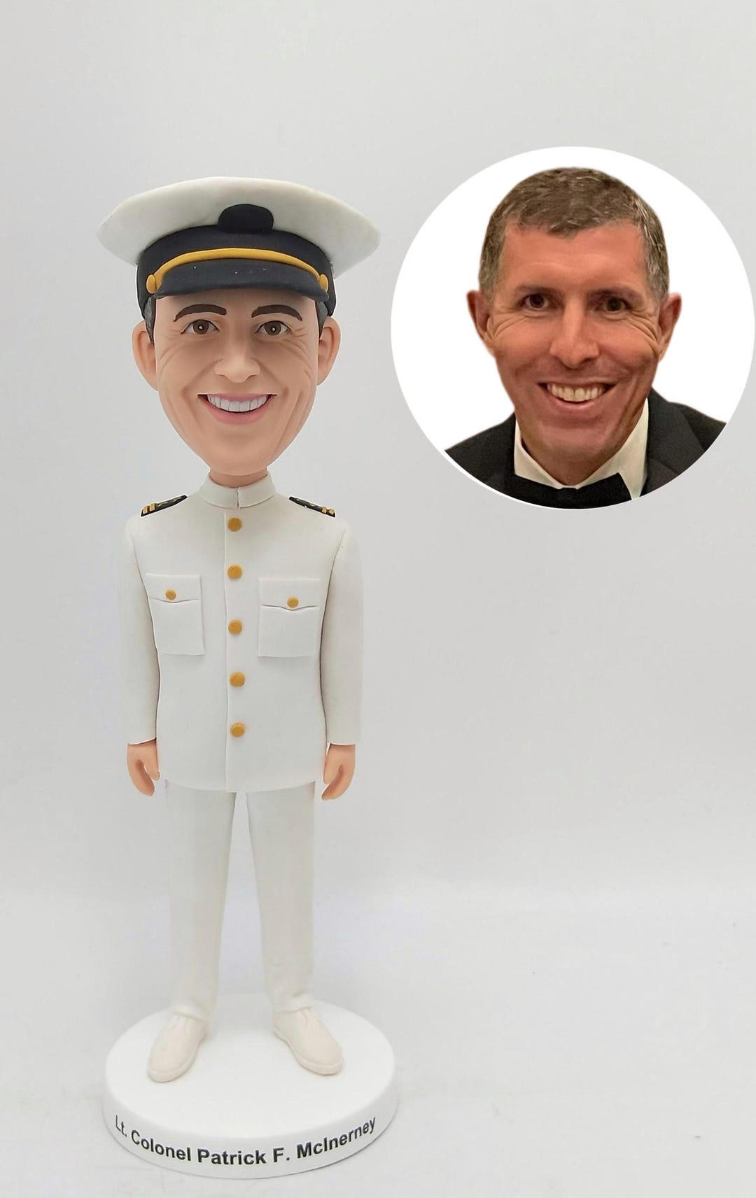 Custom Naval Officer Bobble Head , Male Navy Bobblehead , Christmas ...
