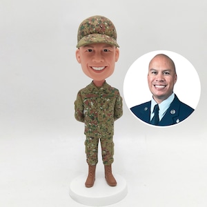 Custom Officer Bobblehead, Custom Soldier Bobblehead, Custom Military ...