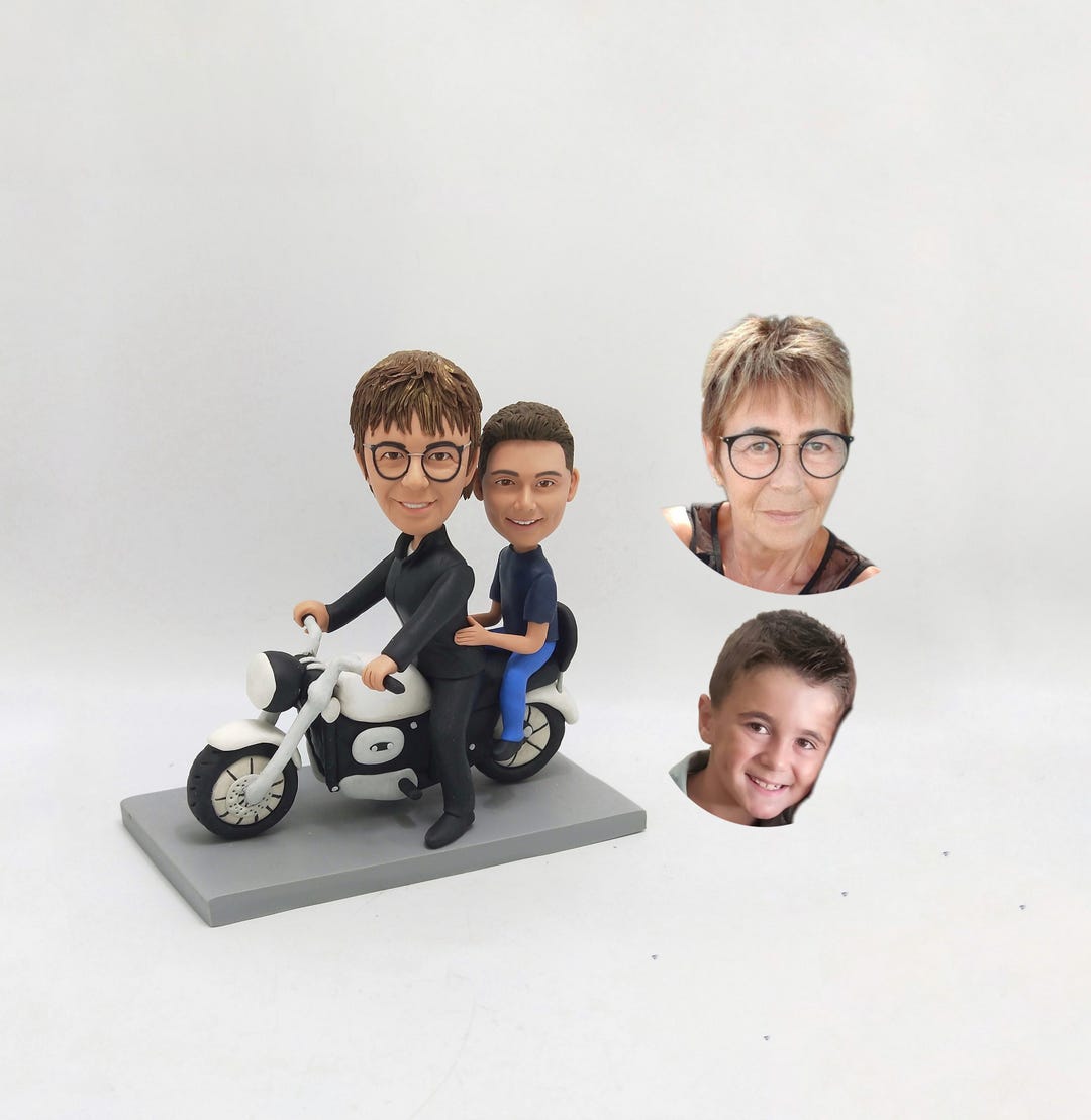 Custom Motorcycle Bobblehead, Bobbleheads on A Motorcycle, Custom ...