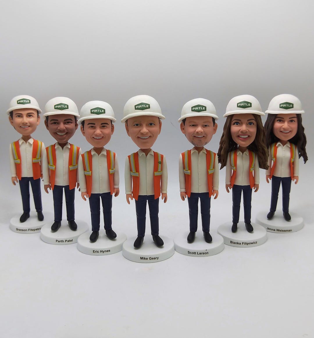 Custom Construction Worker Bobblehead Personalized Contractor Figurine ...