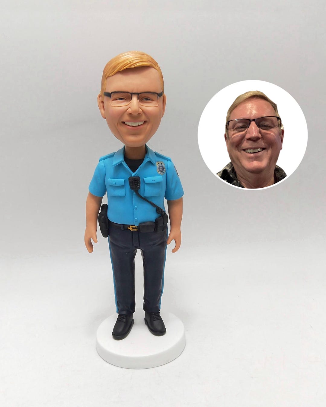 Custom Police Officer Bobblehead ，personalized Law Enforcement Figurine ...