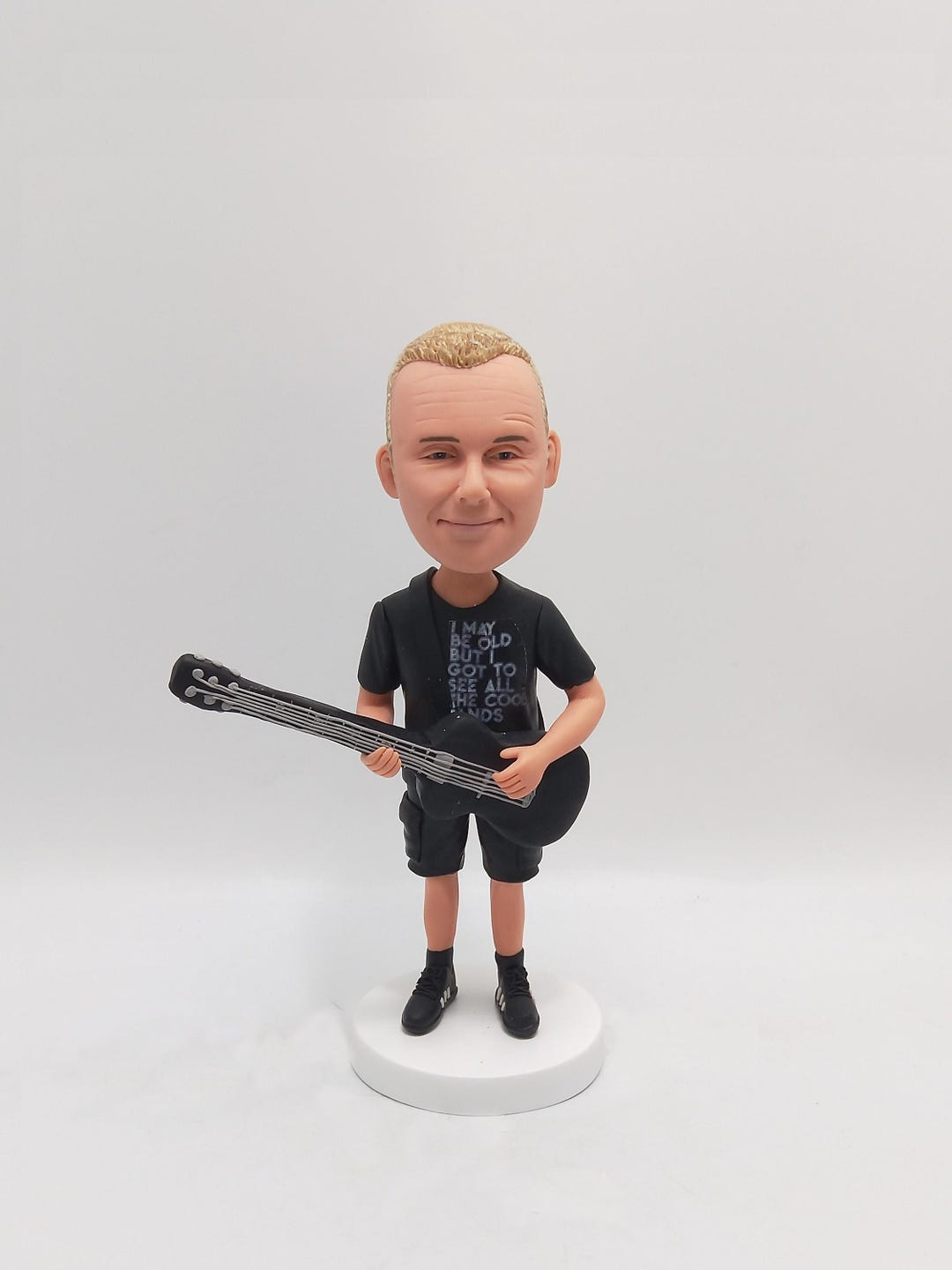 Custom Guitar Bobblehead Personalized Musician Figurine Handmade ...