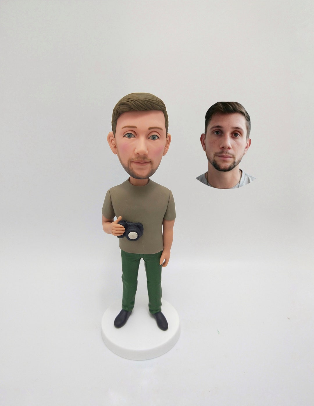 Custom Bobblehead Photographer,custom Bobblehead Cameraman, Cameraman ...