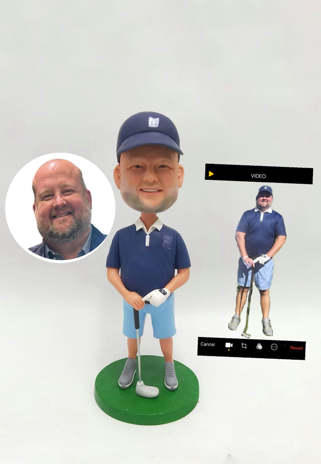 Custom Bobbleheads for Golf Fan, Personalized Golf Gifts for Him ...